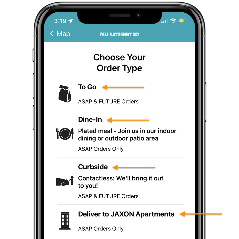 Order Type Settings